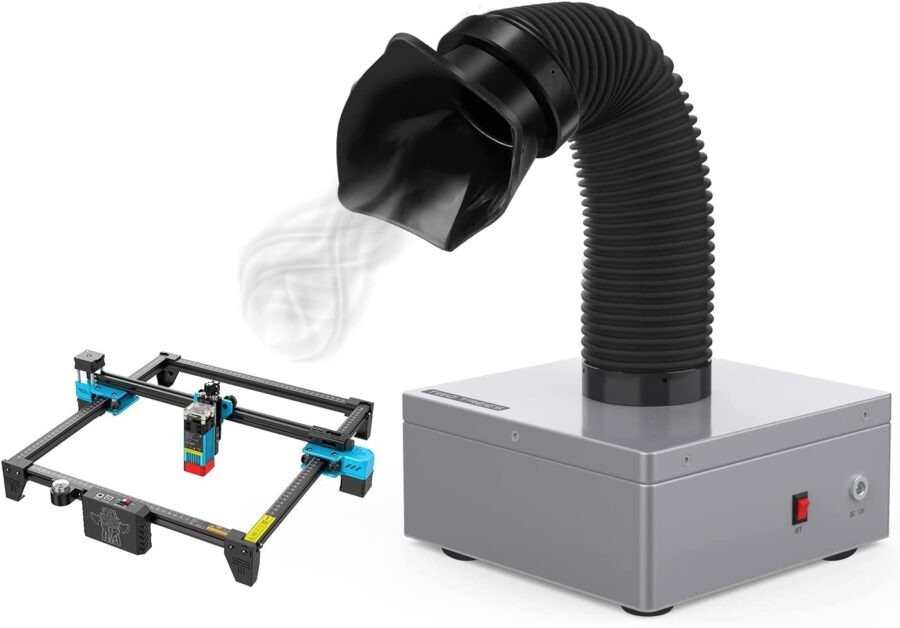 Elige el extractor de humo ideal para grabado láser en metal: consejos ...